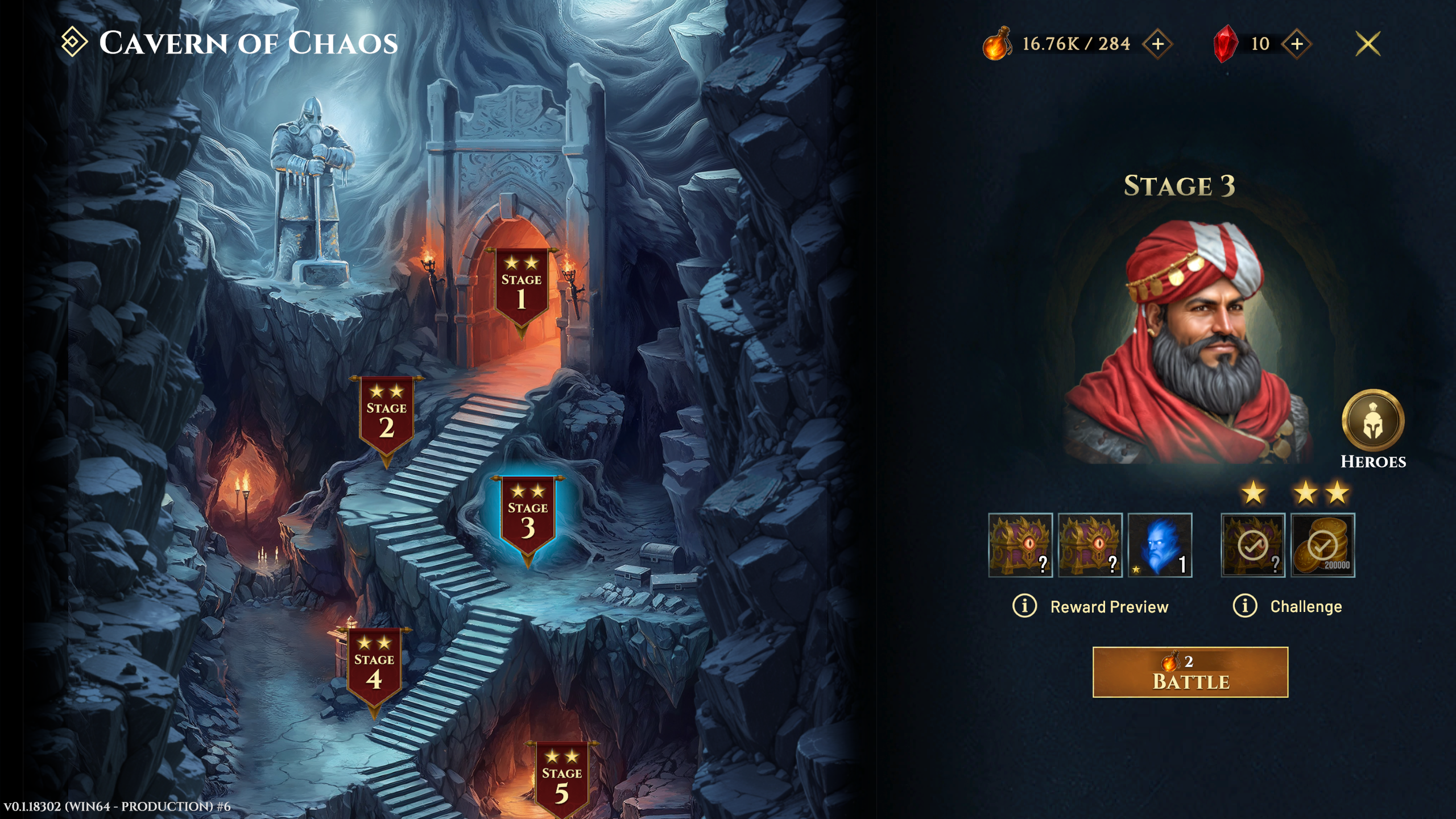Godforge Cavern of Chaos Alpha Dungeon